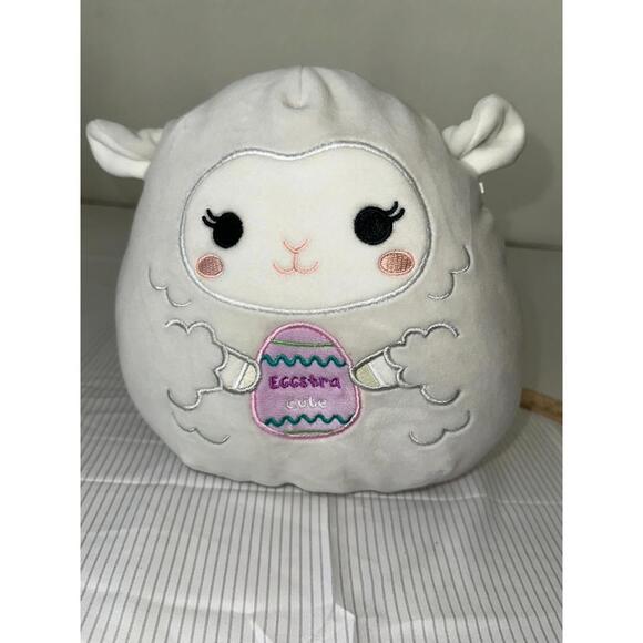 Toys | Squishmallow 8 Olana The Lamb Sheep Easter Eggstra Cute Purple ...